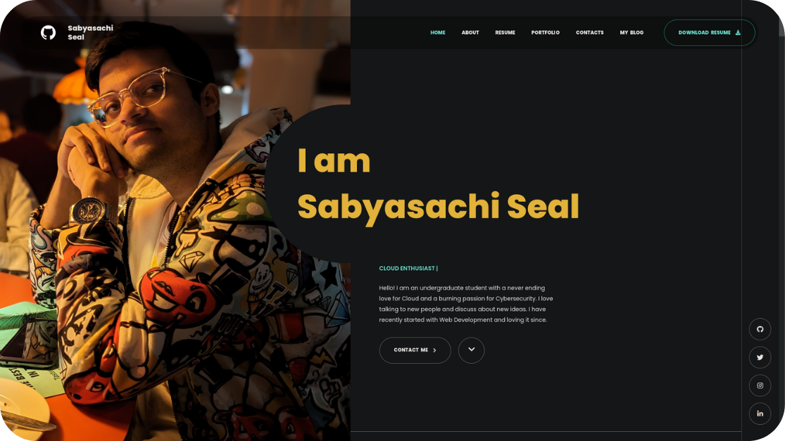 Sabyasachi Seal | I am Sabyasachi Seal